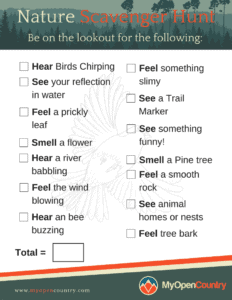 Nature Scavenger Hunt for Kids {With Free Printables!} - My Open Country